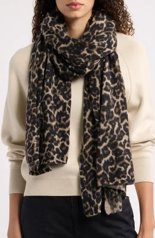Nordstrom Cashmere Scarf - Leopard