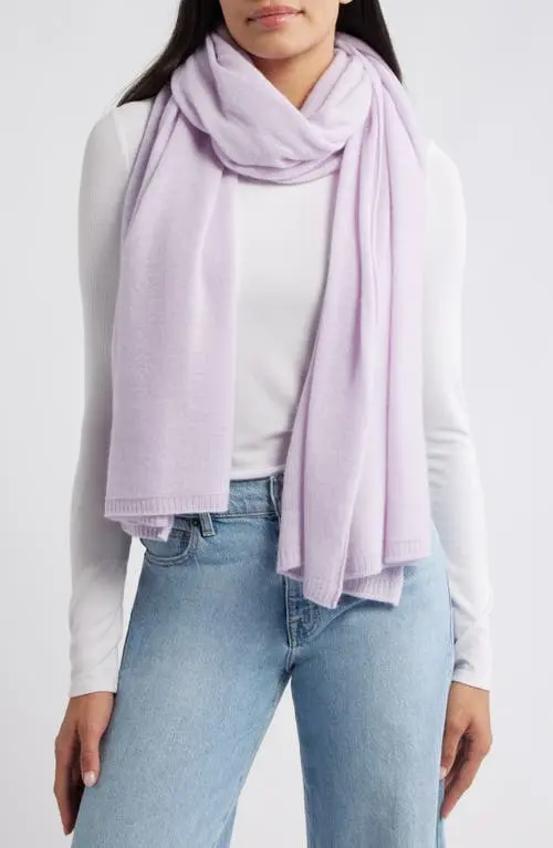 Nordstrom Cashmere Scarf - Purple Evening