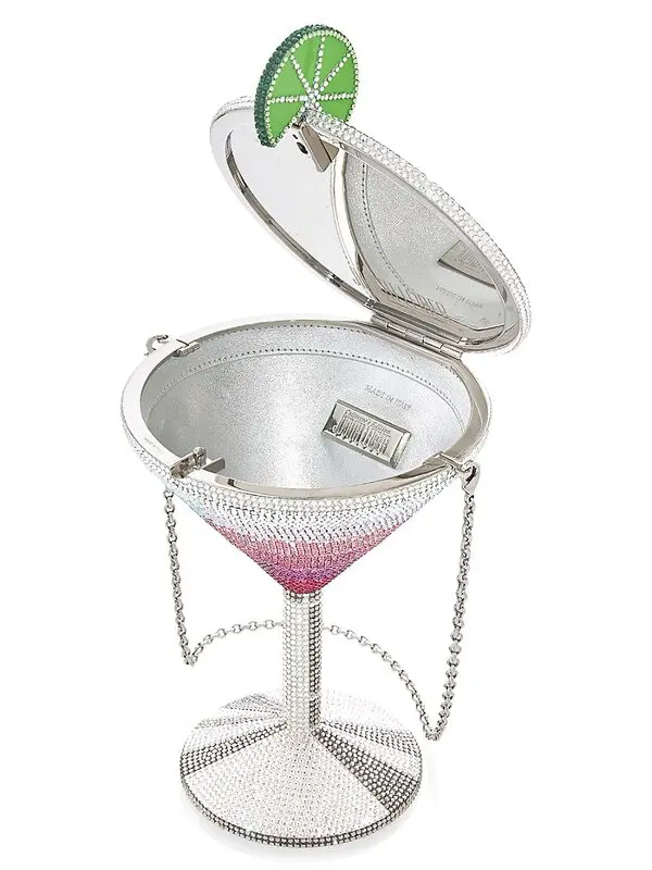 Judith Leiber Martini Cosmopolitan Crystal Clutch