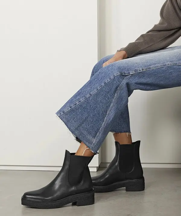 LOEFFLER RANDALL Raquel Leather Chelsea Boots