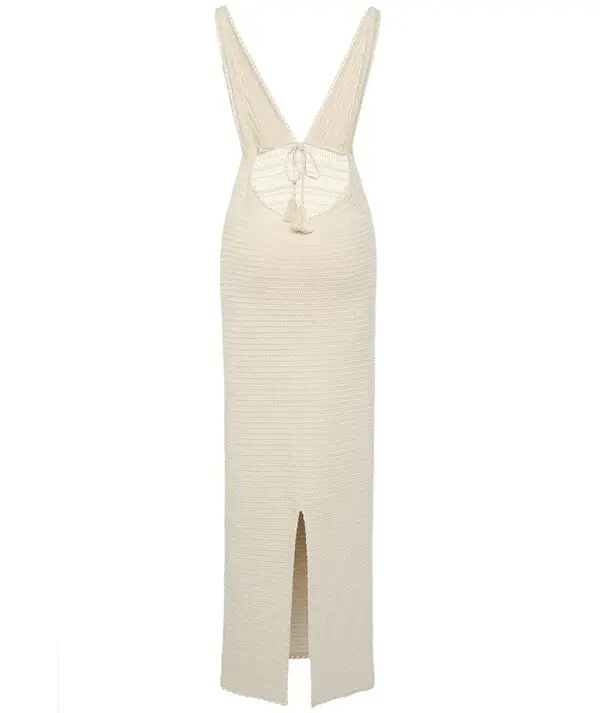 Valentino Garavani Cotton-knit Midi Dress