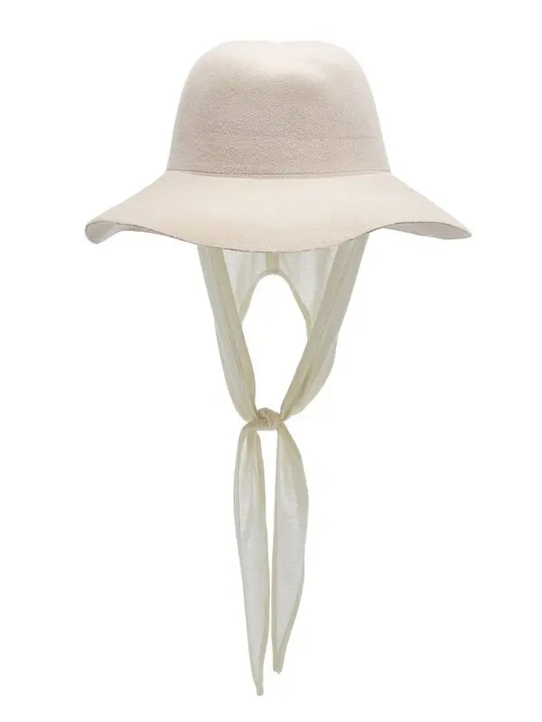 Clyde Aura Neckshade-detailed Angolra Hat