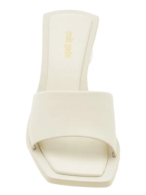 Cult Gaia Tao Pearl Leather Sandals