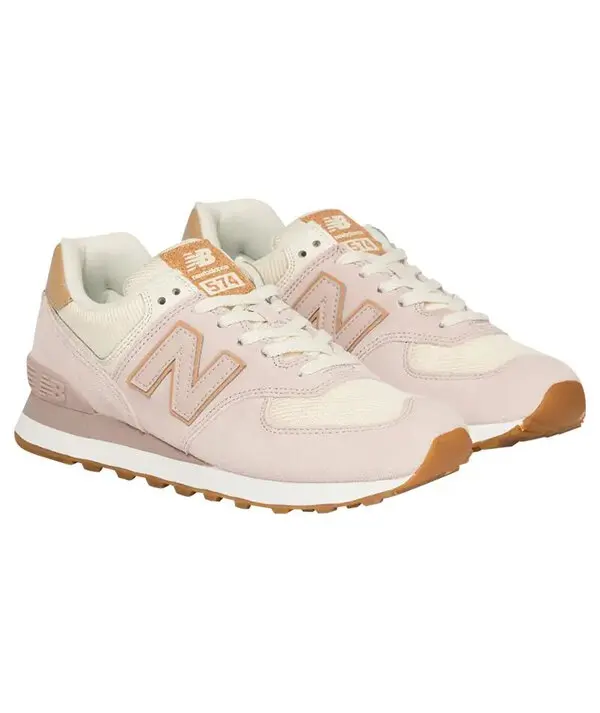 NEW BALANCE X REFORMATION 574 Suede-trimmed Sneakers