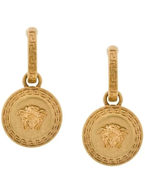 Versace Medusa Drop Earrings