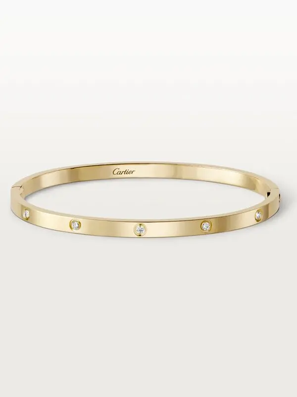 CARTIER Love Bracelet, Small Model, 10 Diamonds