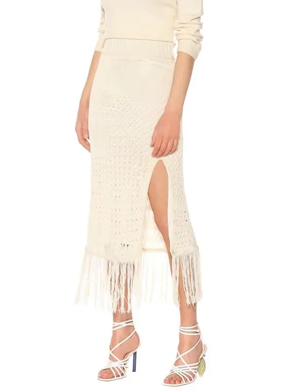 Altuzarra Benedetta Knitted Midi Skirt