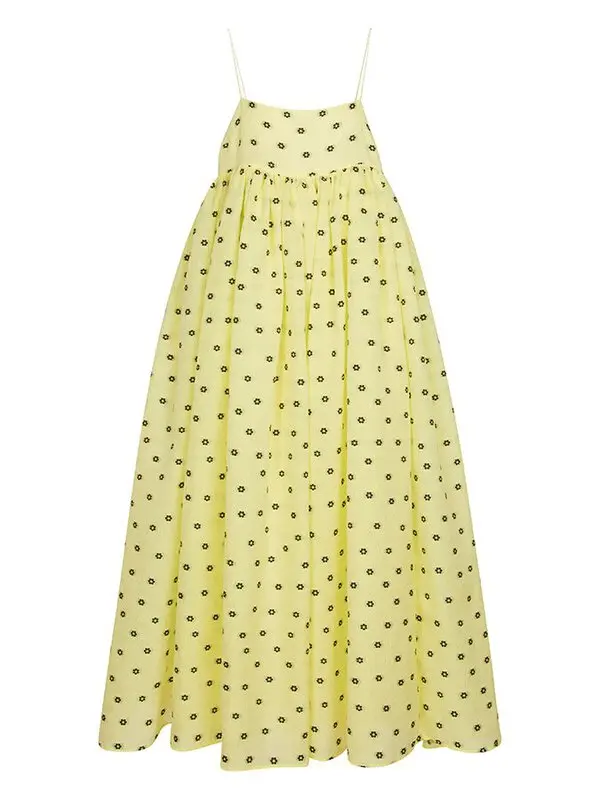 Cecilie Bahnsen Beth Floral Jacquard Midi Dress