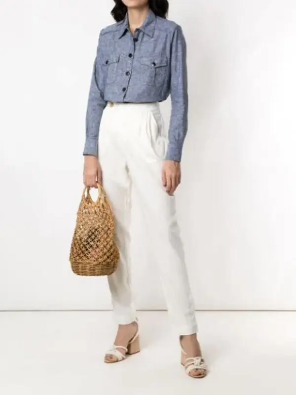 Serpui Macramé Bucket Bag
