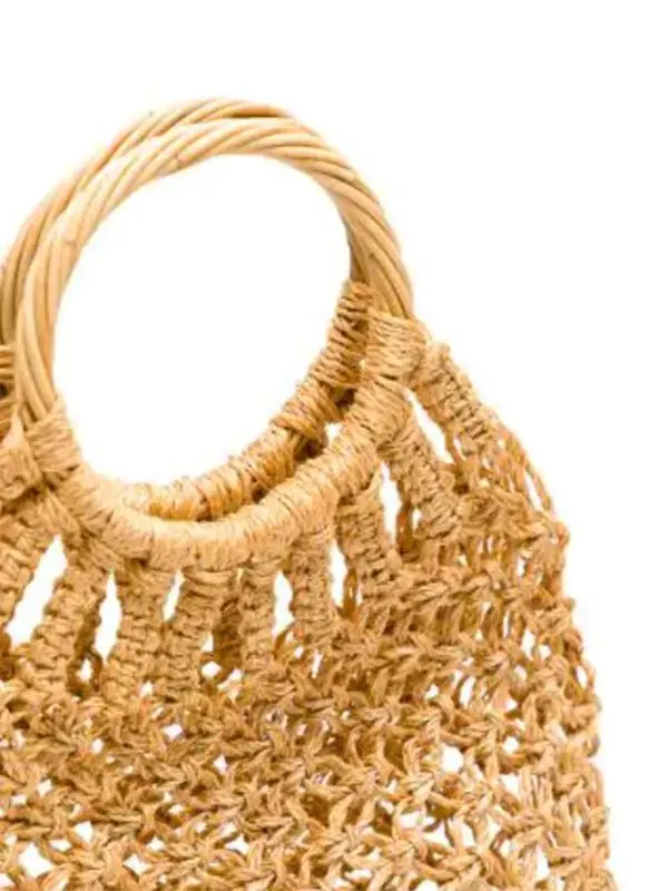 Serpui Macramé Bucket Bag
