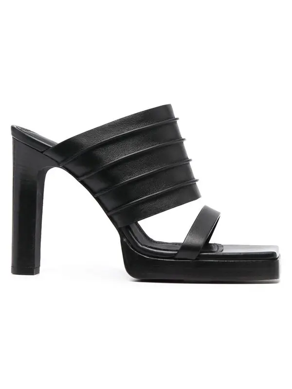 Rick Owens Open-toe Leather Mules