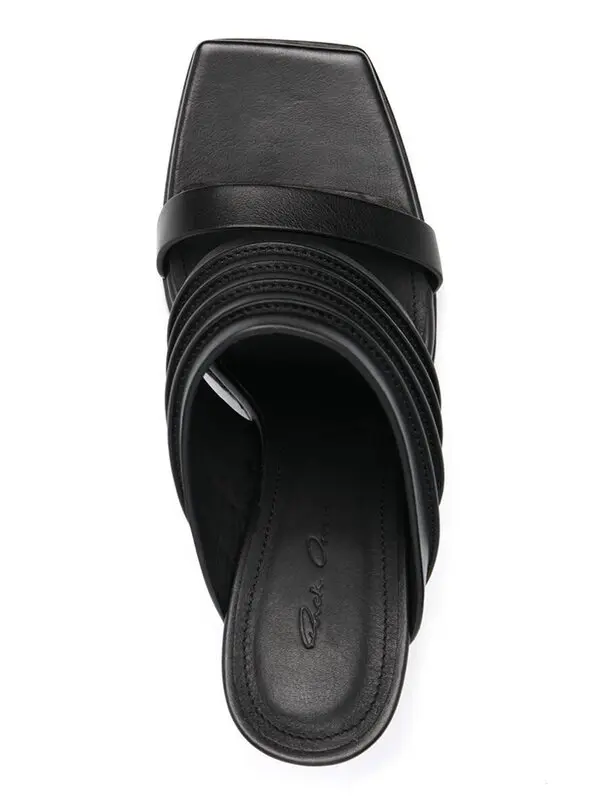 Rick Owens Open-toe Leather Mules