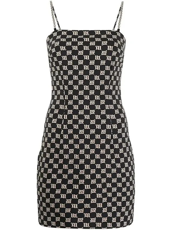 MISBHV Monogram Print Mini Dress