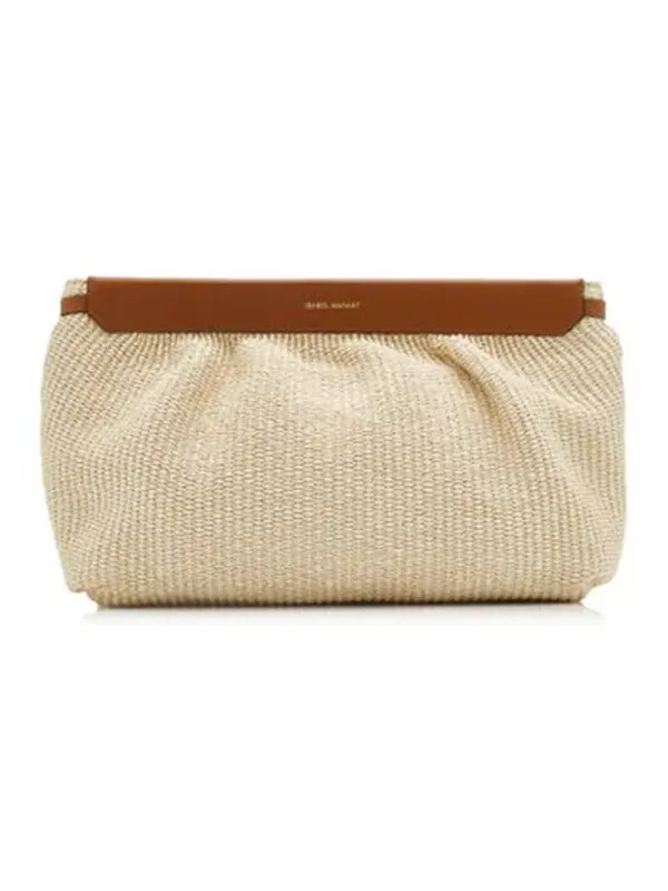Isabel Marant Luz Raffia Clutch