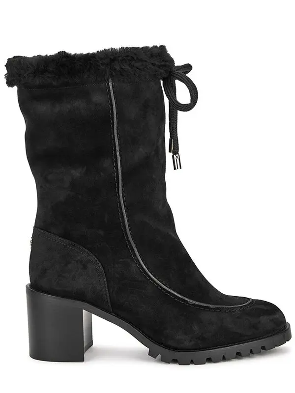 JIMMY CHOO Buffy 65 Black Suede Ankle Boots