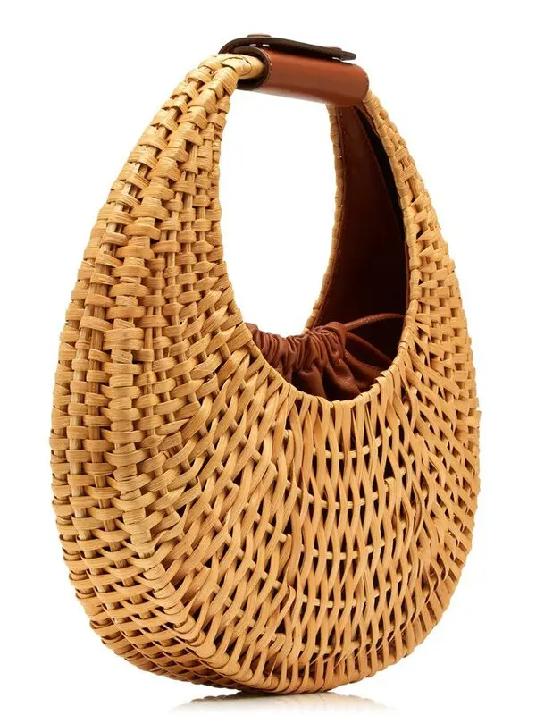 Staud Rattan Moon Shoulder Bag