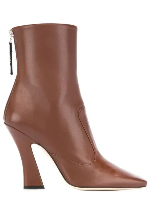 Fendi Ffredom Square Toe Ankle Boots