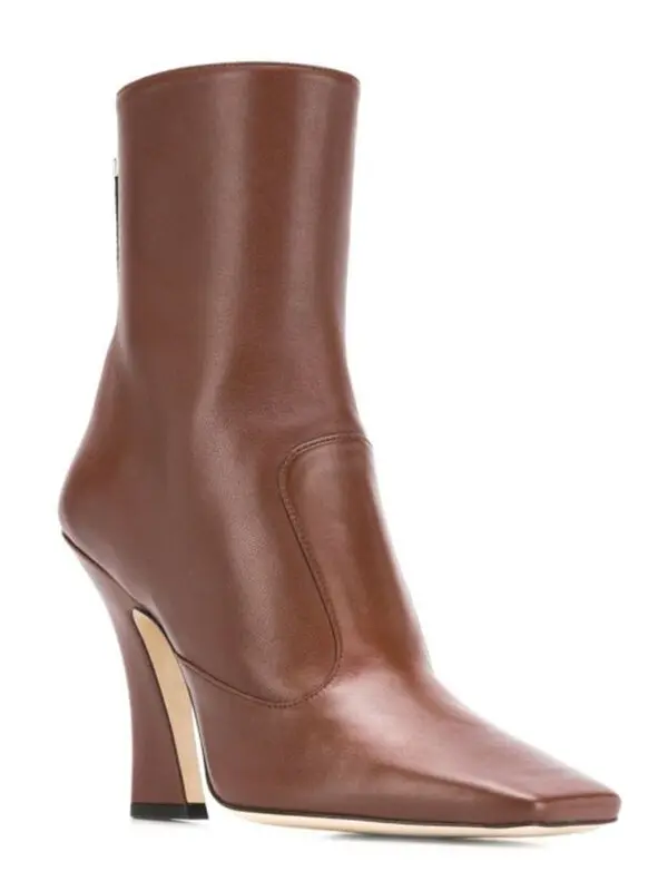 Fendi Ffredom Square Toe Ankle Boots