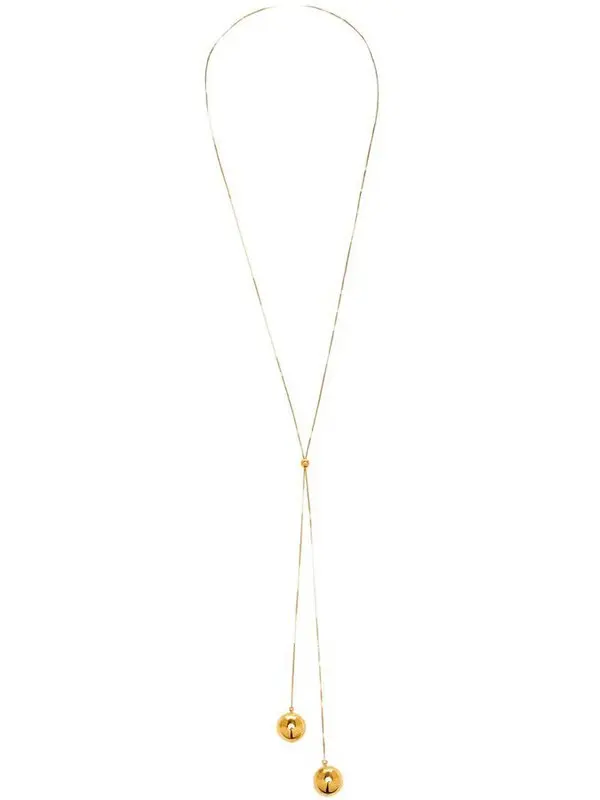 Bottega Veneta Multi Layer Metal Necklace
