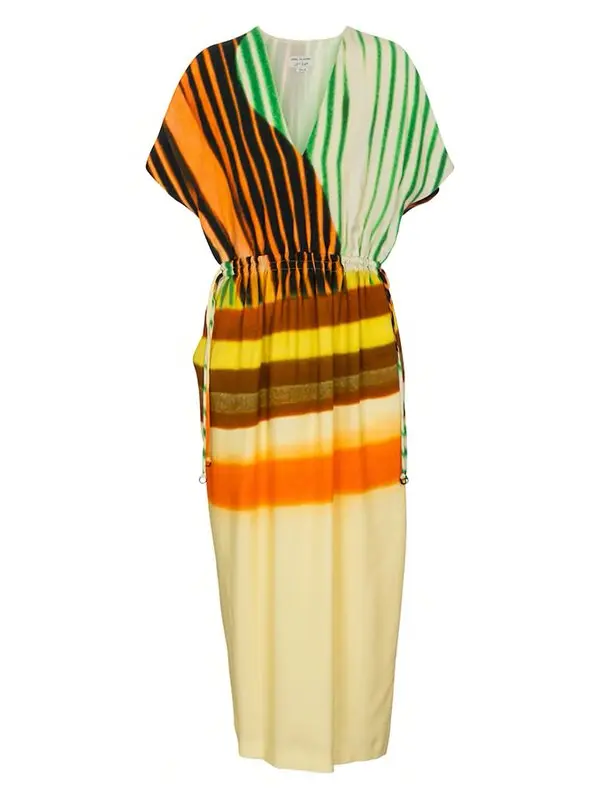 Dries Van Noten Printed Cotton-blend Dress