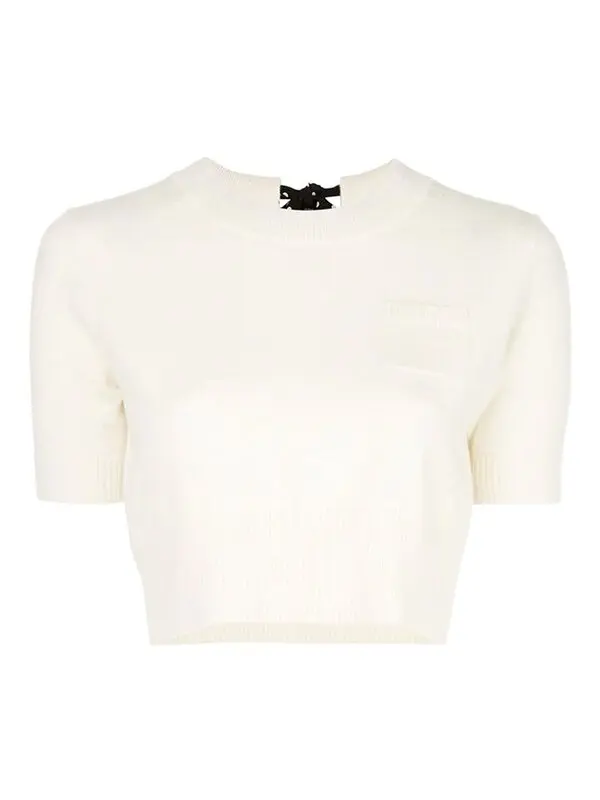 Altuzarra Tuileries Crop Knit Top