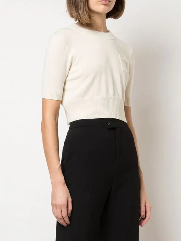 Altuzarra Tuileries Crop Knit Top