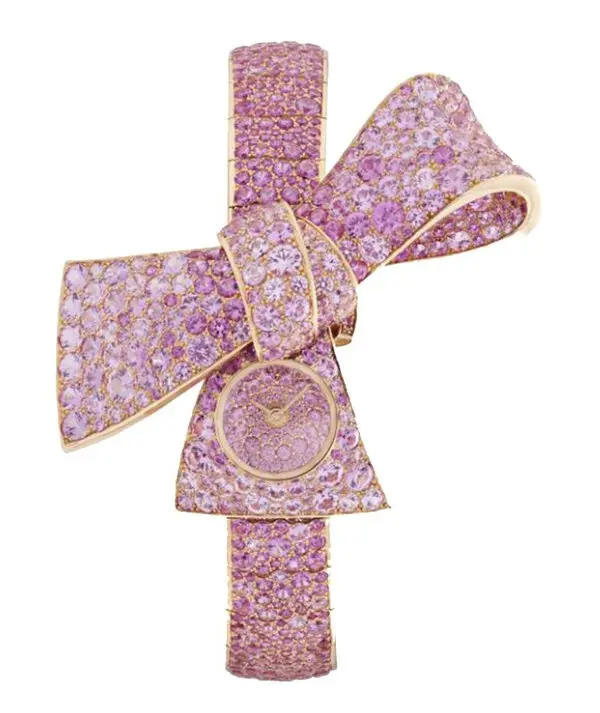 Van Cleef & Arpels Ruban Secret Saphirs Roses Watch