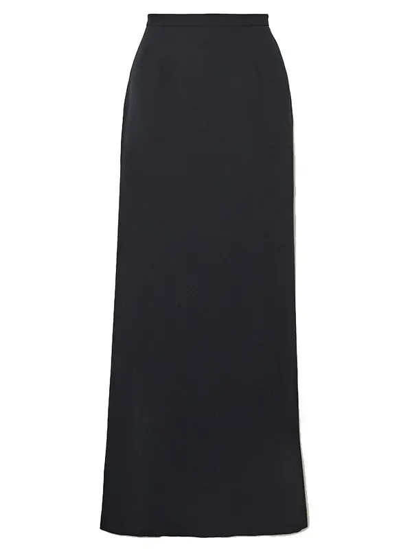 Alaïa Wool-crepe Midi Skirt
