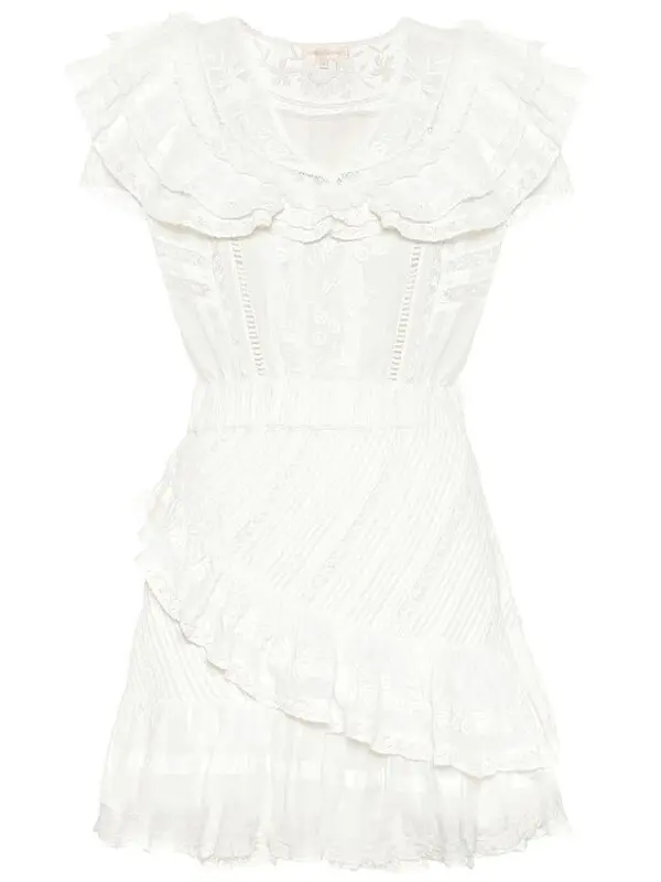 LoveShackFancy Bonita Ruffled Dress