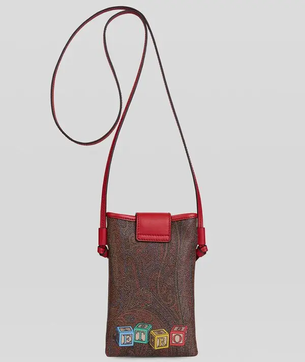 Etro Teddy Bear Print Phone Holder