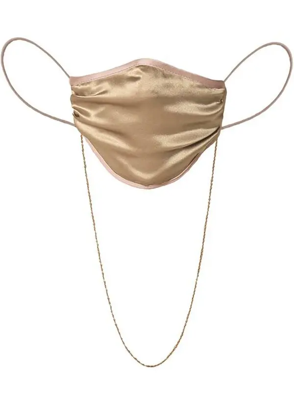 Johanna Ortiz Exclusive Kate Is Wearing Satin-lined Silk Charmeuse Face Mask