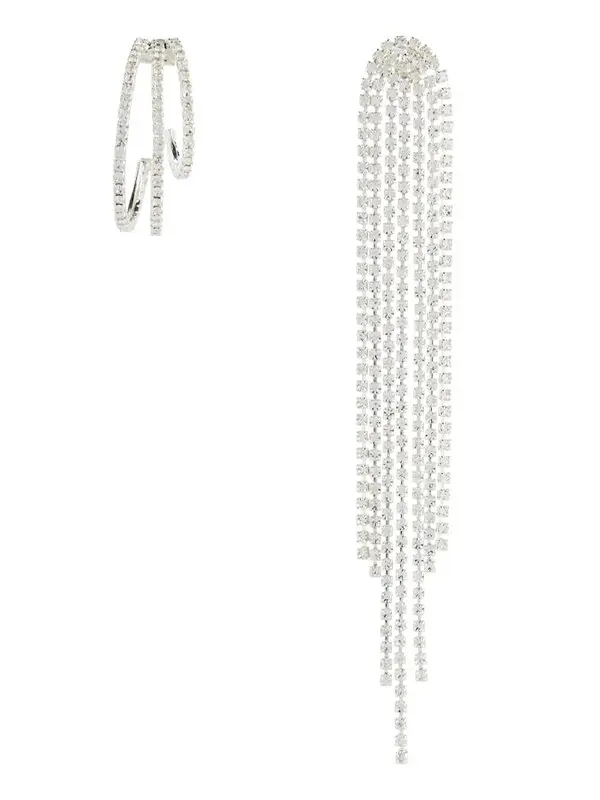 MAGDA BURTRYM Asymmetric Crystal Earrings