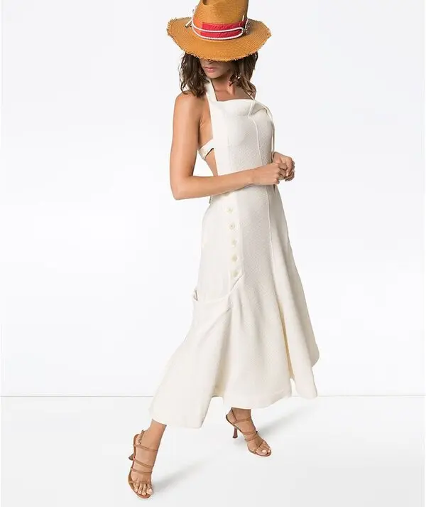 Jacquemus Apron Style Midi Dress