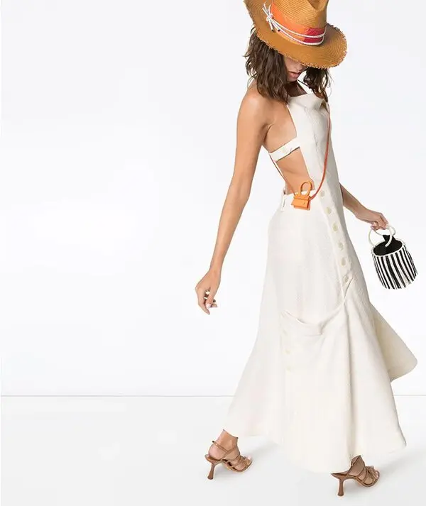 Jacquemus Apron Style Midi Dress