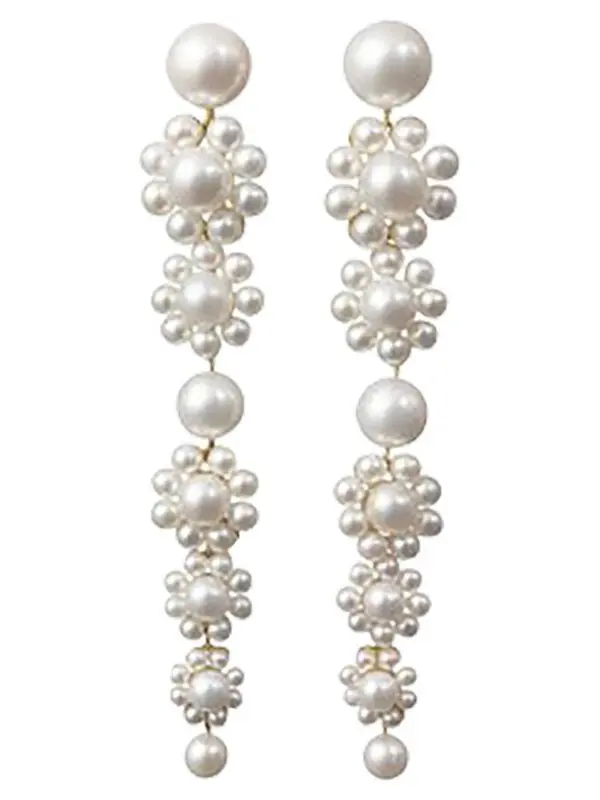 Sophie Bille Brahe 14k Yellow Gold Fleur De Neige Earrings