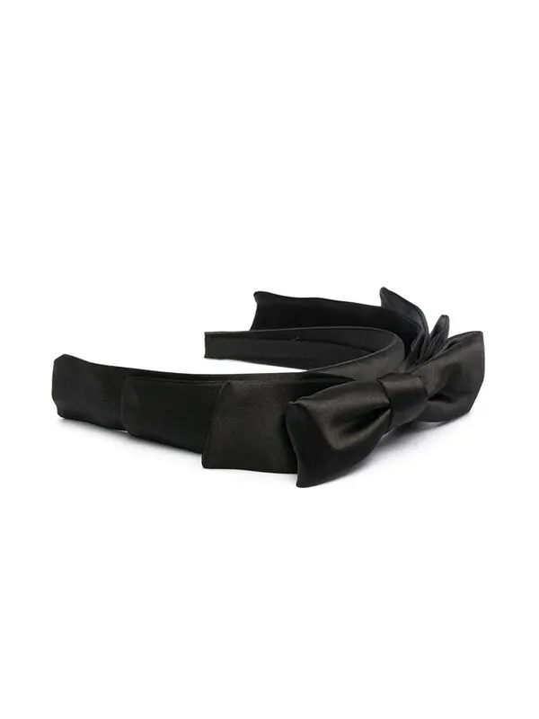 Red Valentino Draped Bow Headband