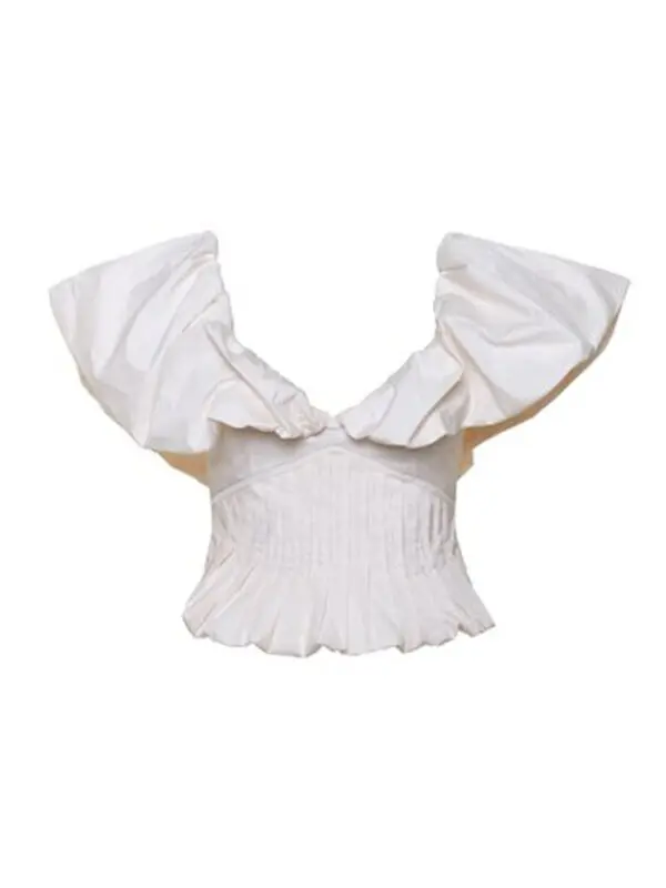 Johanna Ortiz Intellectual Femme Cotton Poplin Top