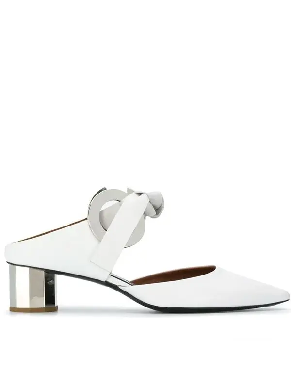 Proenza Schouler Grommet Block Heel Mules