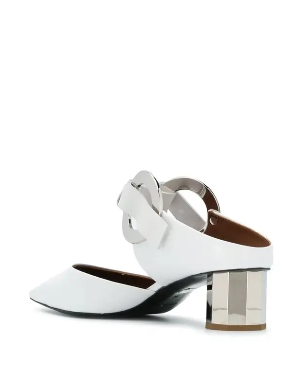 Proenza Schouler Grommet Block Heel Mules