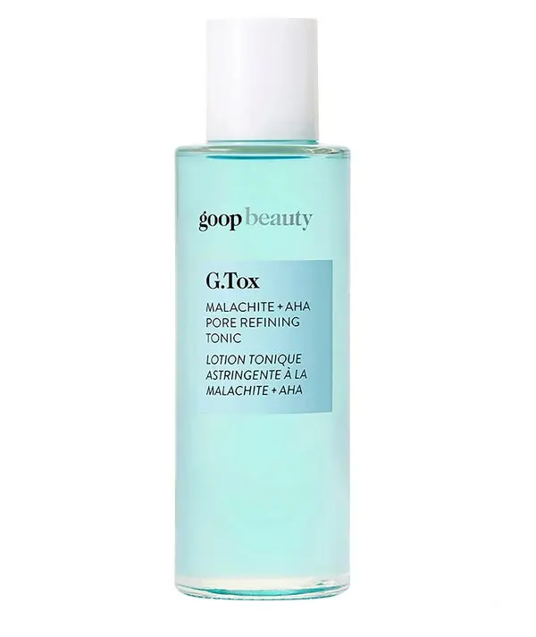 Goop G.tox Malachite + Aha Pore Refining Tonic