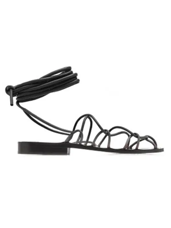 Khaite Lyon Leather Sandals