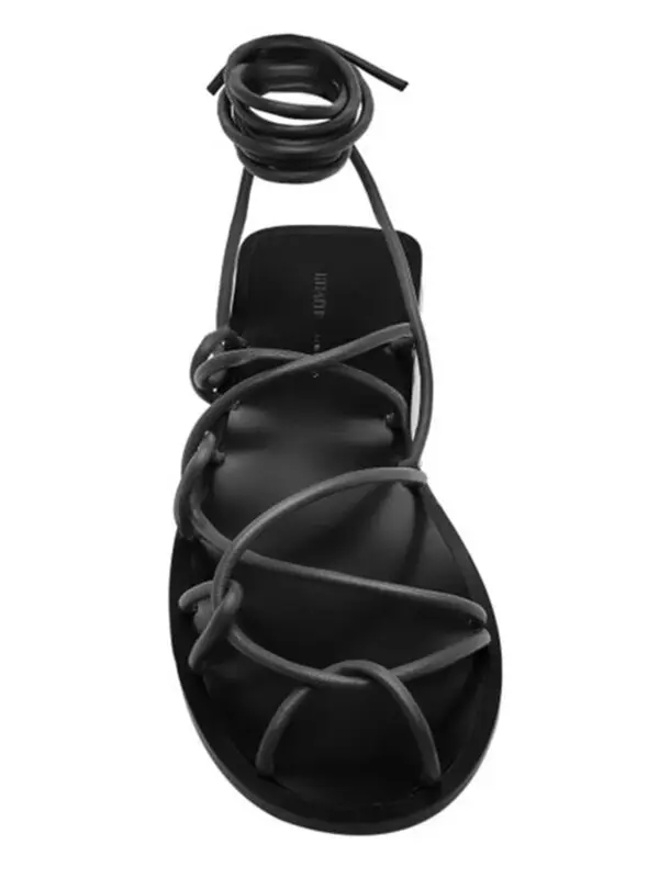 Khaite Lyon Leather Sandals