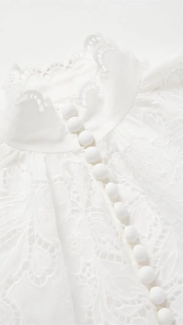 Zimmermann Carnaby Scallop Blouse