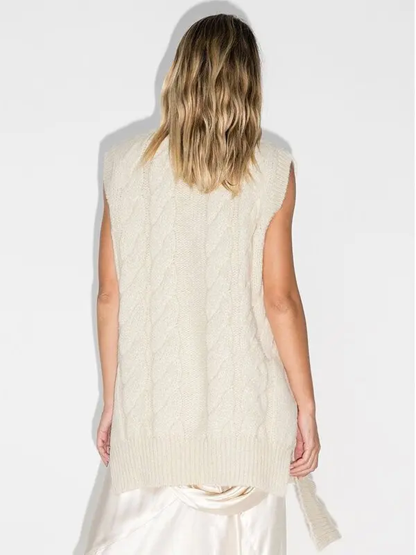 Simone Rocha Cable-knit Vest