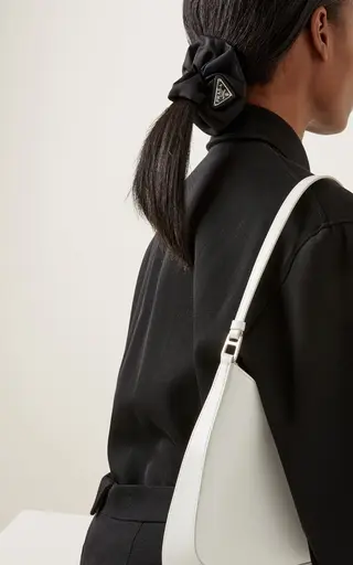 Prada Logo-detailed Nylon Hair Scrunchie