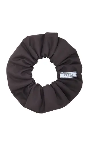 Prada Logo-detailed Nylon Hair Scrunchie