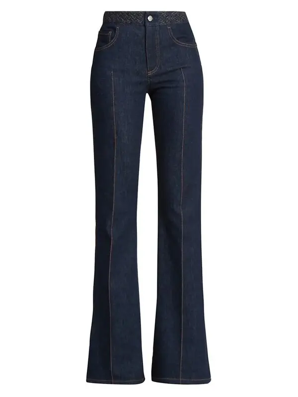 Chloé Recycled Stretch-flare Jeans