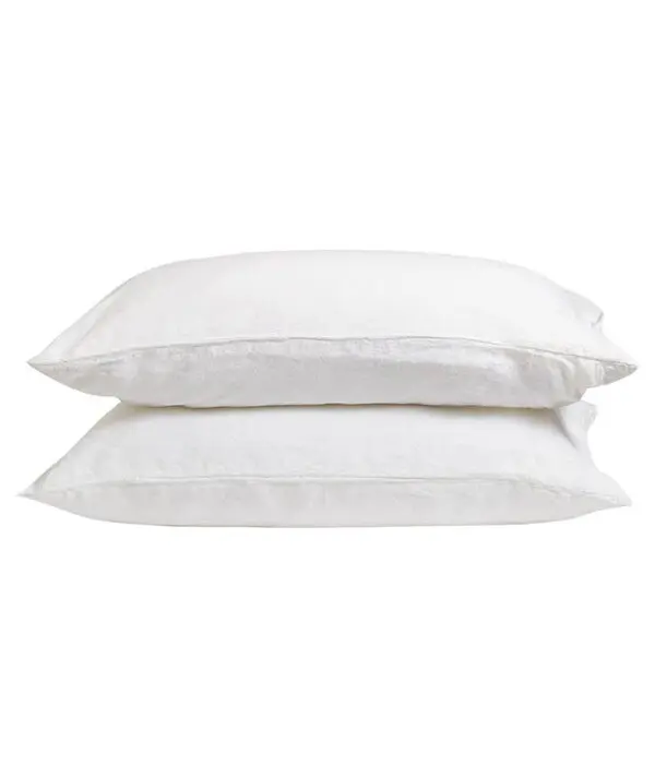 SOHO HOME Luna Set Of 2 Linen Oxford Pillowcases