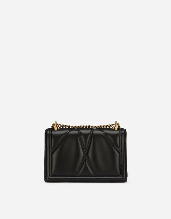Dolce & Gabbana Medium Devotion Bag In Quilted Nappa Leather