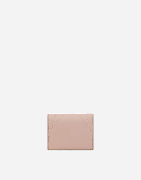 Dolce & Gabbana Devotion French Flap Wallet - Pale Pink